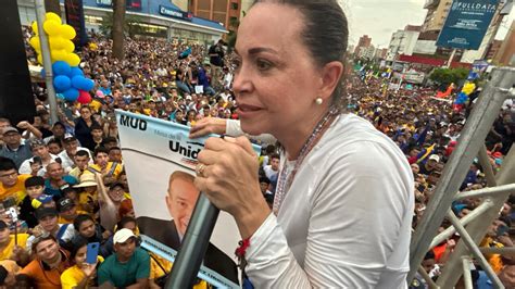 Una candidata en la calle y otro en la boleta la oposición venezolana en las presidenciales