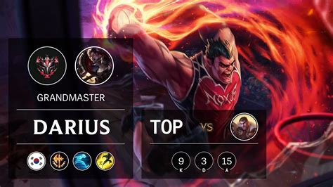 Darius Top Vs Jayce Kr Grandmaster Patch 914 Youtube