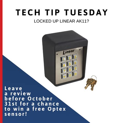 Is Your Linear Ak 11 Keypad Access Distribution Centre