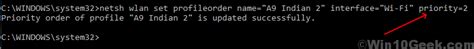 How To Change Priority Of WiFi Networks In Windows 10 11