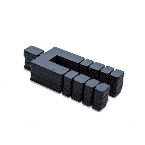 Shim Stack 4 18 X 1 78 X 116 Stackable 1000 Pcs Black Color Made In Usa Levelers For