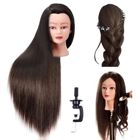Mannequin Head With Hair 26″ 28″ Styling Head Cosmetology Mannequin