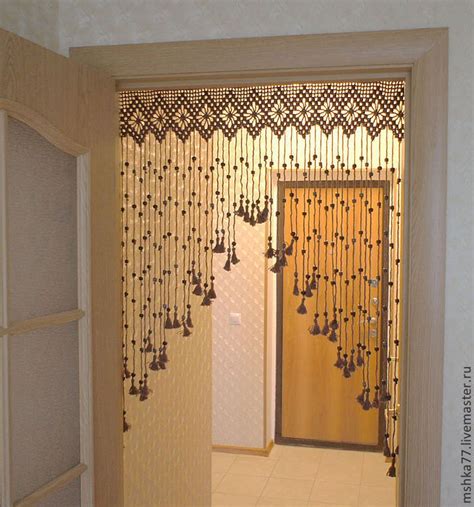 Схема и описание Шторы на дверной проем в интернет магазине на Ярмарке Мастеров Материалы для