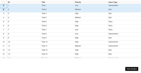 My RDG Row Reordering Codesandbox