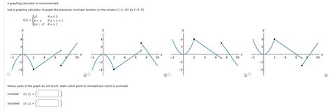 Solved A Graphing Calculator Is Recommended Use A Graphing