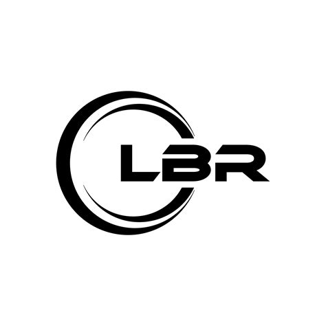 Lbr Letter Logo Design In Illustration Vector Logo Calligraphy