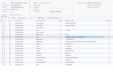 Export AR Invoices And Memo Not Returning Any Data Please Help