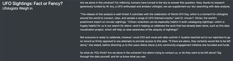 github afraelizondo ufos creating dynamic content with javascript to