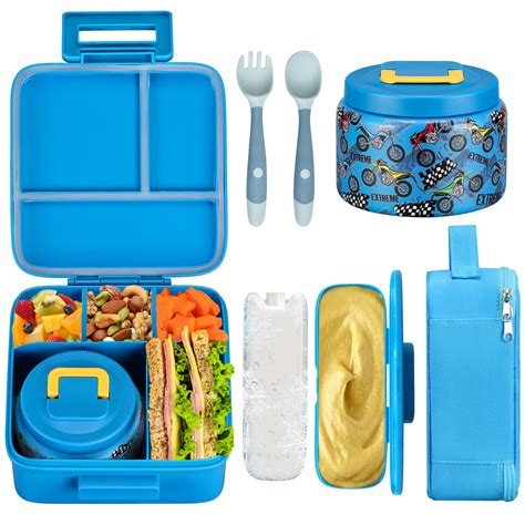 Jxxm Lonchera Bento Para Niños Con Termo Para Sopa De 240 Ml
