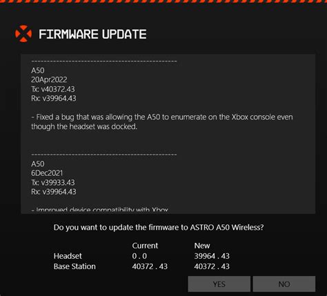 Did Astro Ever Fix The Issue Where You Need USB Port To Update My Headset Reset Itself To