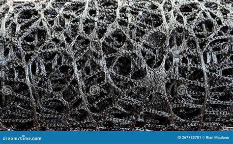 Black Mesh Fabric Texture For Background Stock Image Image Of Design