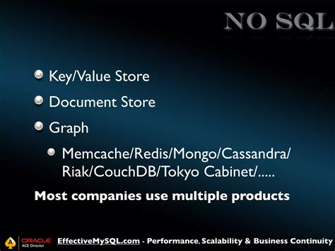 The History And Future Of The MySQL Ecosystem PPT