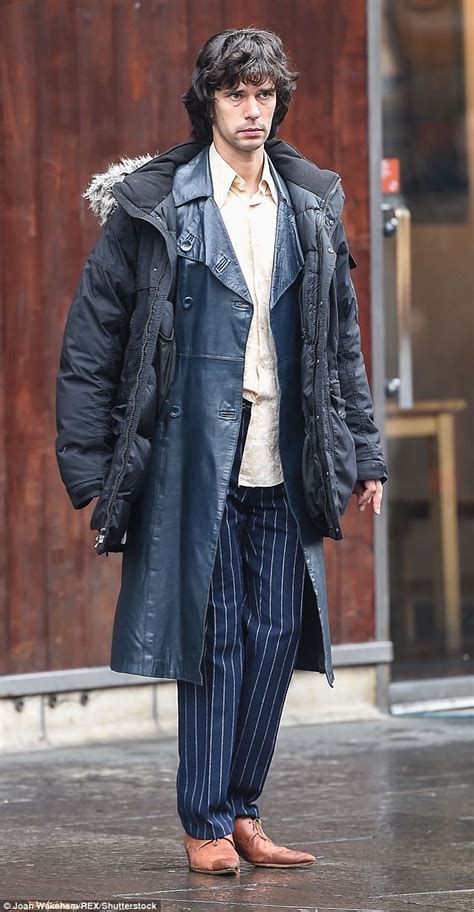 Ben Whishaw Films Scenes For A Very English Scandal Daily Mail Online
