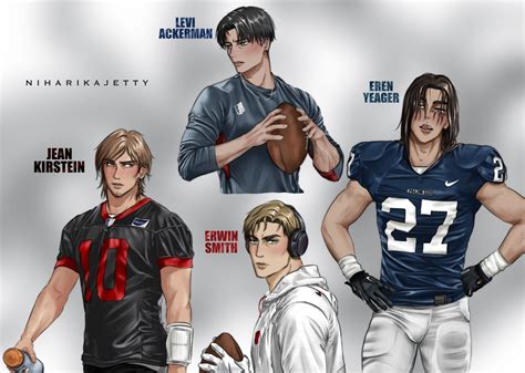 Niharika Jetty On Twitter Football Au Anime Aot Attackontitan