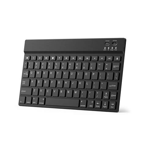 Onn Aluminum Bluetooth Wireless Keyboard For Apple And Samsung Tablets Laptops And Smartphones