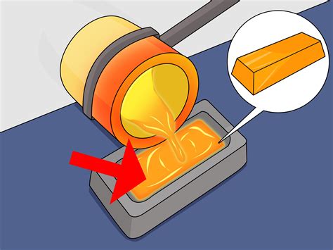 Как расплавить золото Wikihow
