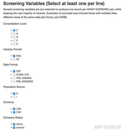 Compustat North America Fundamentals 北美财务数据库 知乎