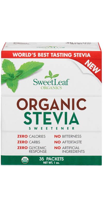 Buy Sweetleaf Organic Stevia Extract At Wellca Free Shipping 35 In
