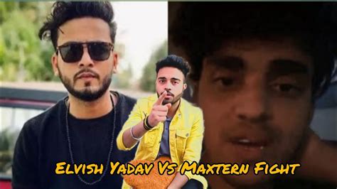 Elvish Yadav Vs Maxtern Fight 🤬live⭕elvishyadavvlogselvishyadav