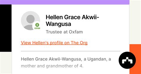 Hellen Grace Akwii Wangusa Trustee At Oxfam The Org