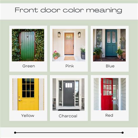 Meaning For Door Colors Rumble Interiors