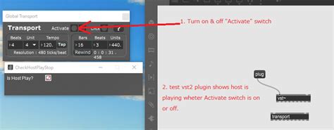 Are There Play And Stop Button For Vst2 Plugins In Max8 Maxmsp Forum