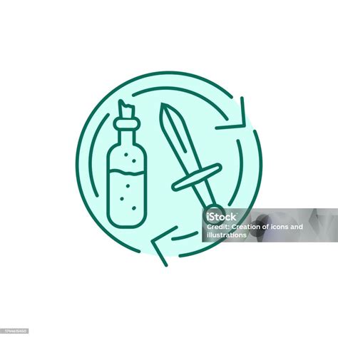 아이템 Nft 게임 교환 컬러 라인 아이콘입니다 디지털 암호화 아트의 블록체인 기술 0명에 대한 스톡 벡터 아트 및 기타 이미지