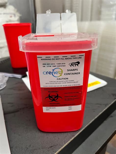 Needle Sharp Container At Rs 17 Piece In New Delhi Id 2850303578088