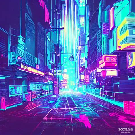 Ai创作实验室赛博朋克风z95540010 站酷zcool