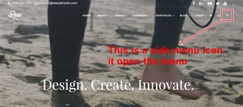 Side Navigation Menu In Wordpress Header Tutorial Visualmodo