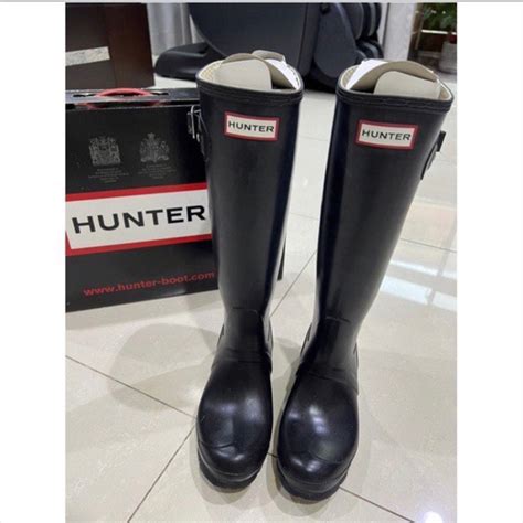 二手Hunter original tall 長雨靴 高筒雨靴 蝦皮購物