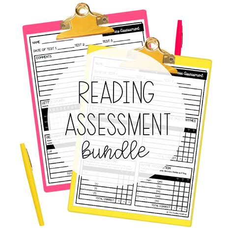 4 Types Of Reading Assessments Reading Assessment Rea