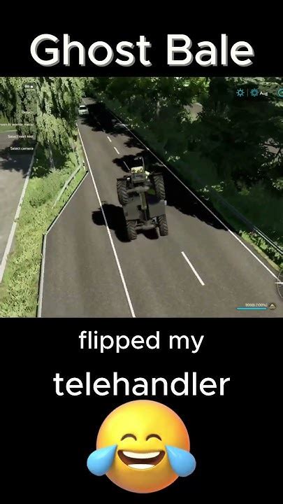 Ghost Bale Flipped My Telehandler Fs22 Farmingsimulator22