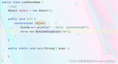 通过反编译查看程序中synchronized锁的加锁解锁过程反编译 有些方法是带锁的 Csdn博客