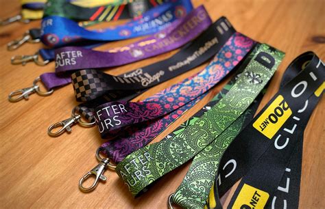 Personalized Lanyards Full Color 10152025mm Name Company Logo