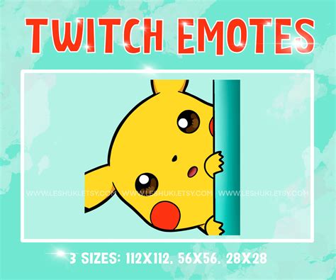 Twitch Emotes Emote Lurk Pokemon Emotes Manga Emote Anime Etsy