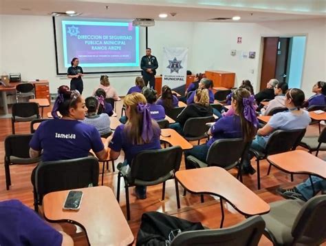 POLICÍA DE RAMOS ARIZPE PROMUEVE PREVENCIÓN DE LA VIOLENCIA DE GÉNERO