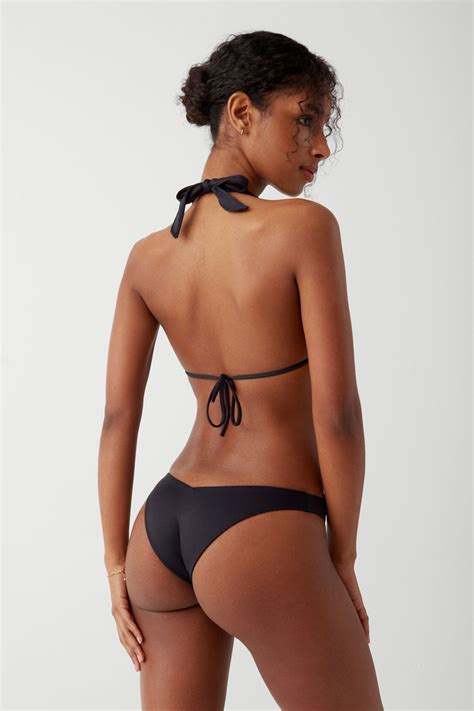 Diana Halter Bikini Top Black