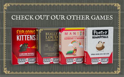 Exploding Kittens Really Loud Librarians Grab And Game 2