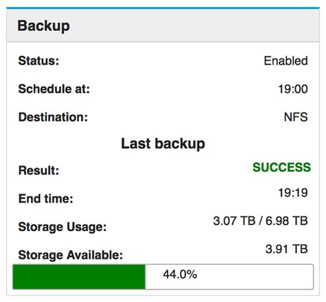 Nethserver Backup In Dashboard Feature Nethserver Community