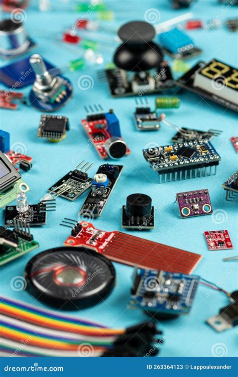 Modules Of The Electronic Designer For Training Stock Image Image Of