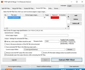 PDF Split Merge Download Free SevenPDFSplitMerge Exe