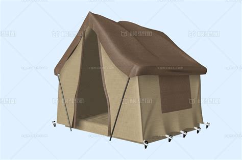 帐篷 露营帐篷模型 个人用品模型库 3ds Maxmax模型下载 Cg模型网