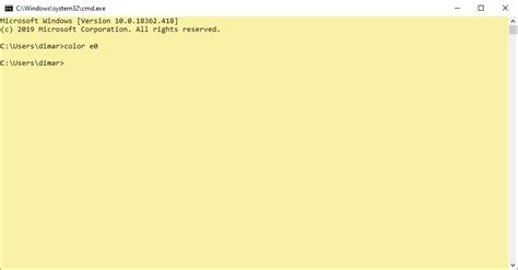 Cara Ganti Warna Teks Di CMD Fungsi Color CMD Dunia Nolep