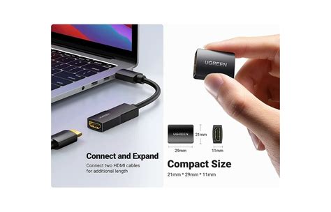 Ugreen Hdmi Female To Female Adapter For Extension