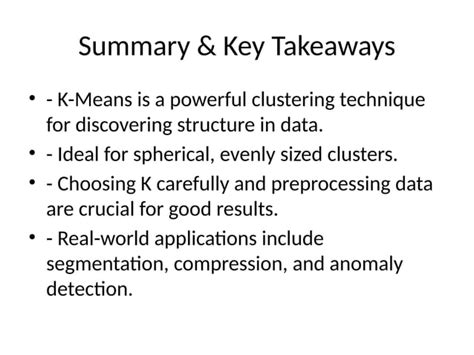Detailedkmeansunsupervisedlearningpresentationpptx
