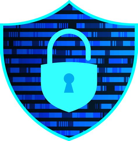 Free Modern Technology Shield Padlock Crop Out Png With