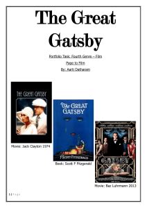 Relationships In The Great Gatsby