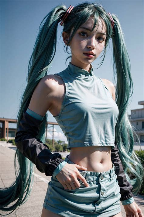 Real Hatsune Miku By Neuromaid On Deviantart