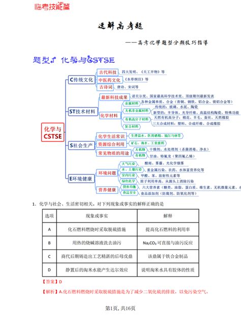 耗时30天！汇总高中化学上千份题提炼出7大类型题，考前一遍过 知乎